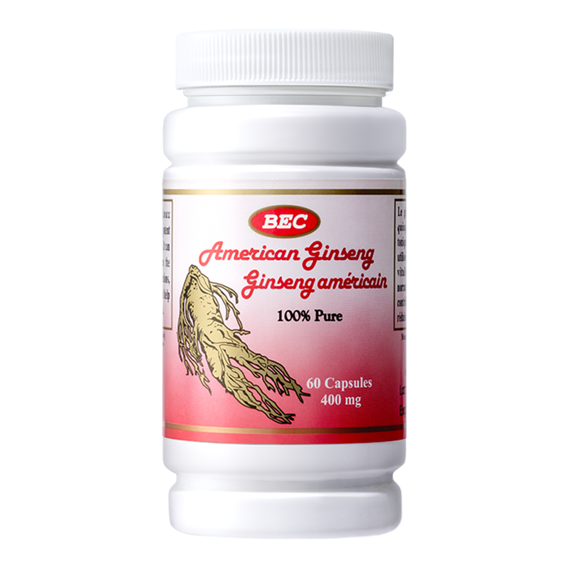 BEC American Ginseng 100% Pure 400mg 60 Capsules - BEC - Bio Explorer ...